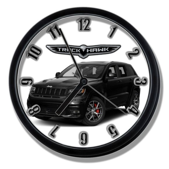 Clock | Wall Decor | Black Jeep Grand Cherokee Srt Trackhawk Wall Clock ...